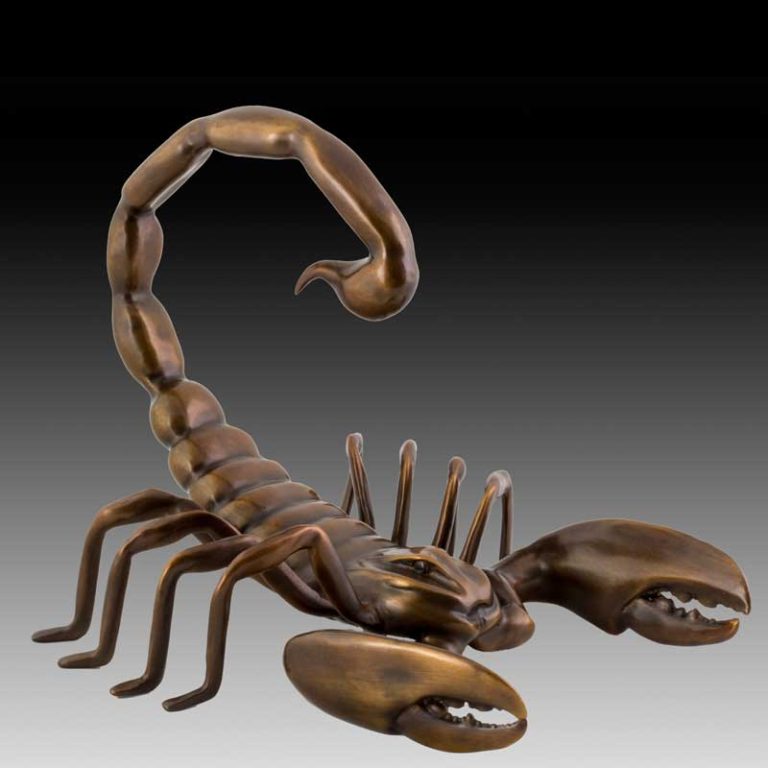 Scorpion Bronze Sculpture | Steer Clear! | Wildlife Bronze Sculptures ...